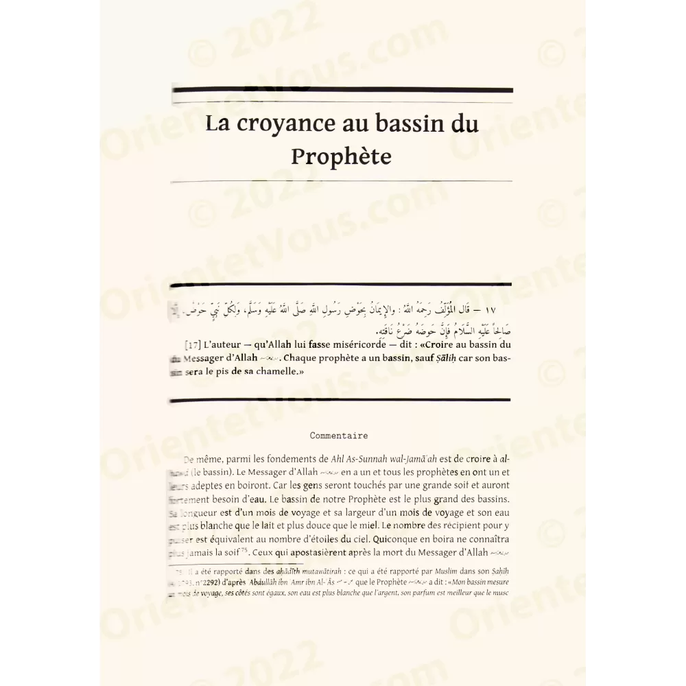 Sharh As-Sunnah, l'explication de la Sounnah de shaykh al-Fawzân [3eme ...