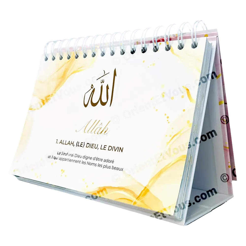 Desk Calendar of the 99 Names of Allah [French Edition]