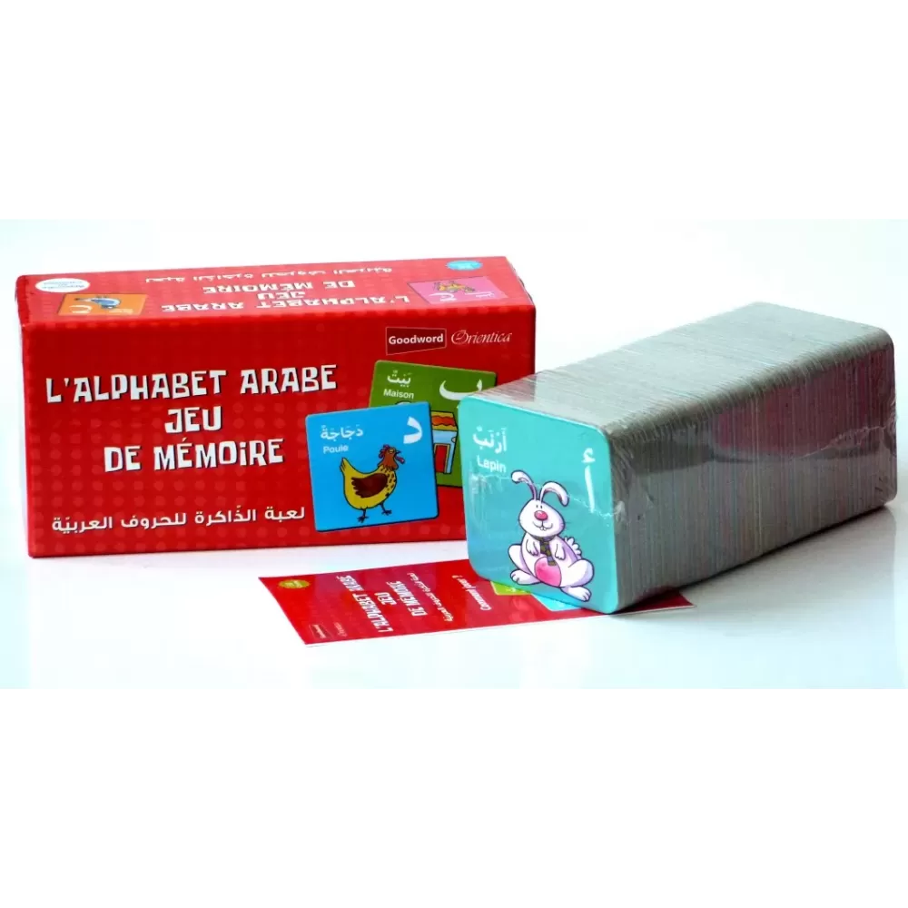 L'alphabet arabe : Jeu de mémoire des lettres arabes (56 cartes) - لعبة ...
